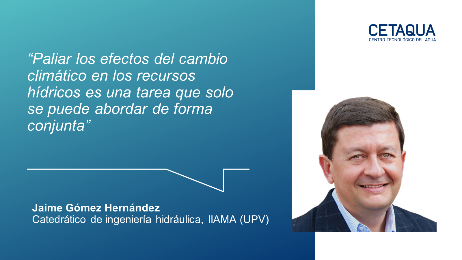 Entrevista | Jaime Gómez (IIAMA) | Aguas subterráneas